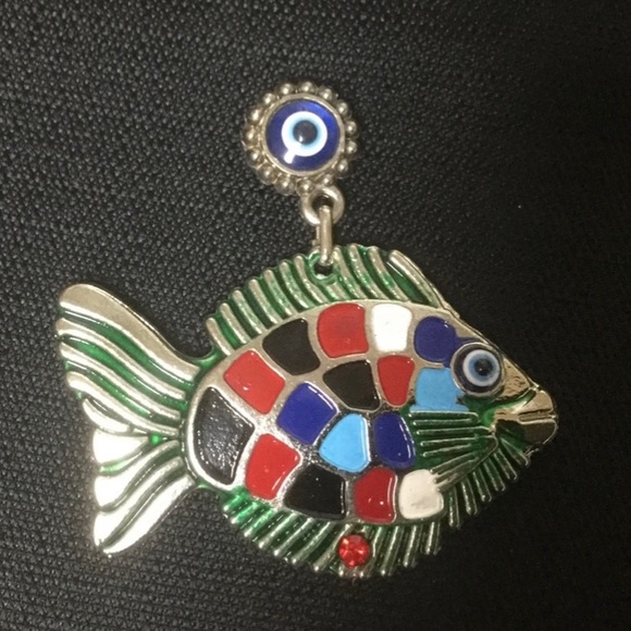Accents | Evil Eye Fish Magnet | Poshmark